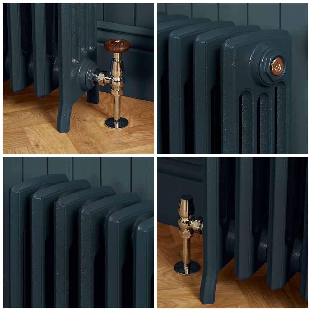 Milano Isabel - 4 Column Cast Iron Radiator - 660mm Tall - Farrow ...