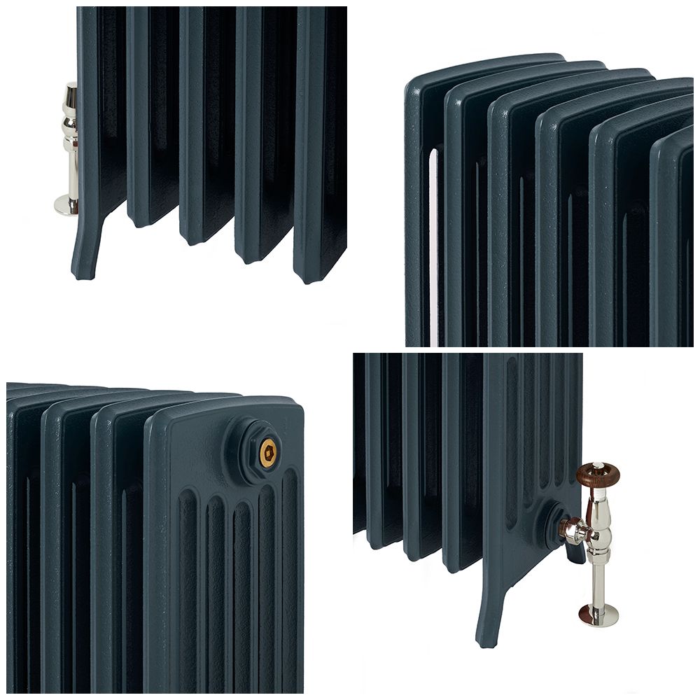 Milano Isabel - 6 Column Cast Iron Radiator - 660mm Tall - Farrow ...