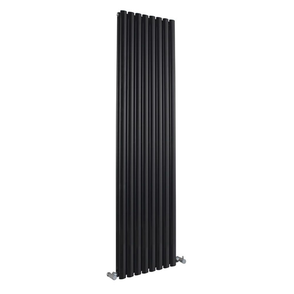 Milano Aruba - Black Vertical Designer Radiator - Choice of Size