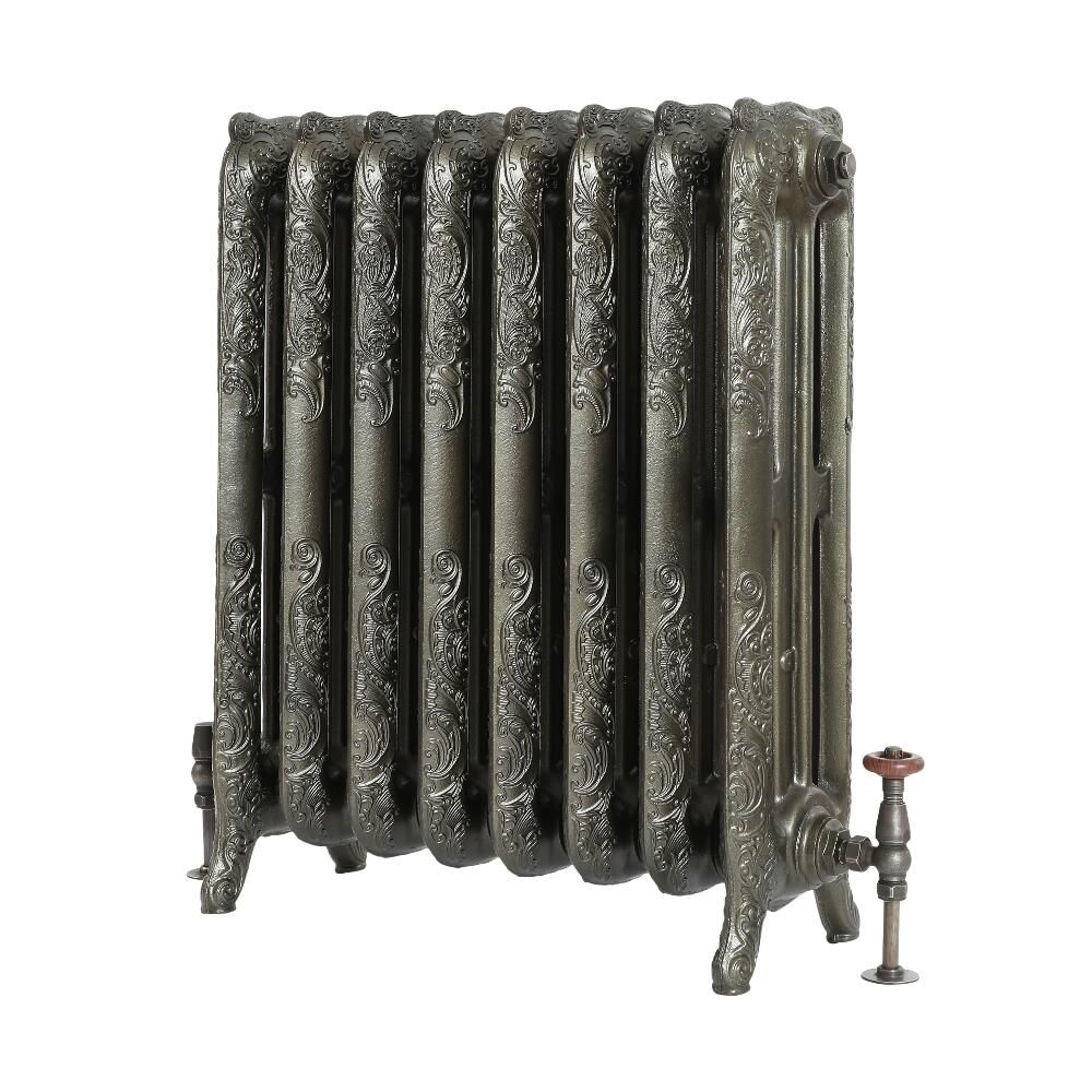 Milano Beatrix - Ornate Cast Iron Radiator - 768mm Tall - Antique Brass ...