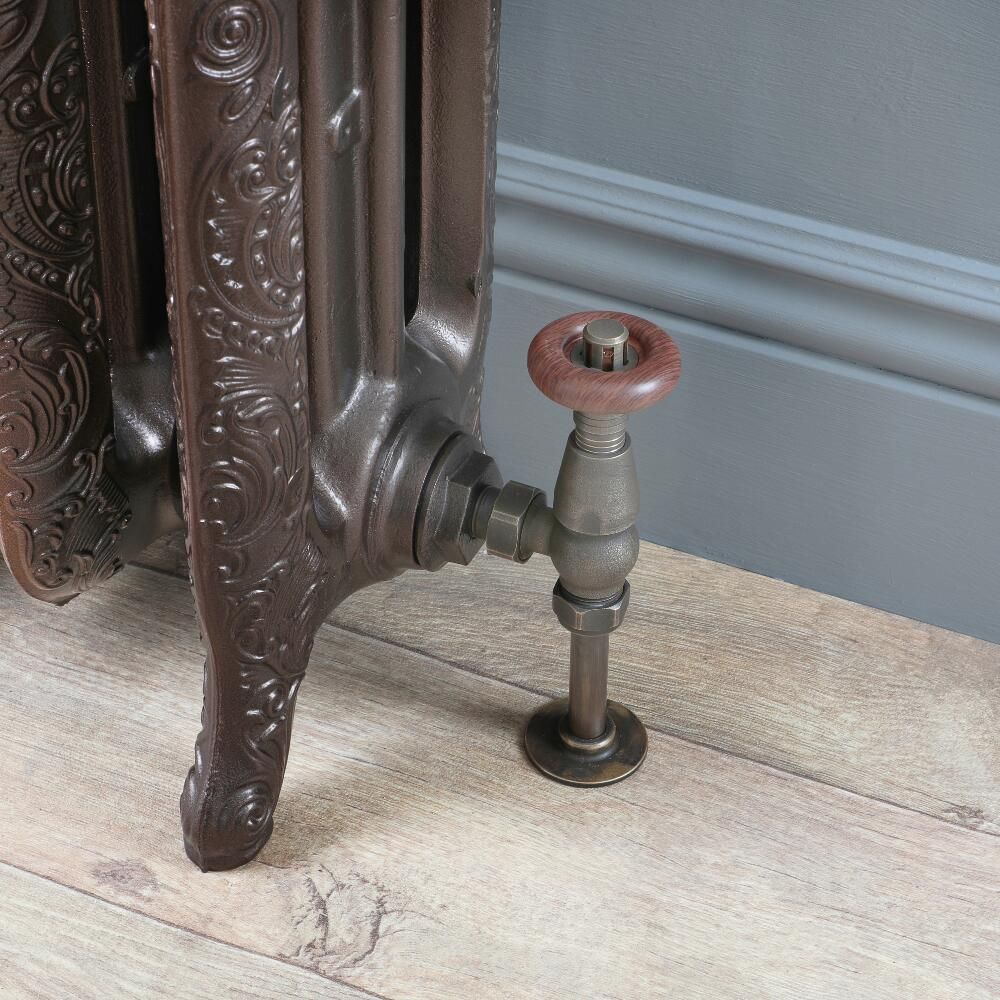Milano Beatrix - Ornate Cast Iron Radiator - 768mm Tall - Antique ...