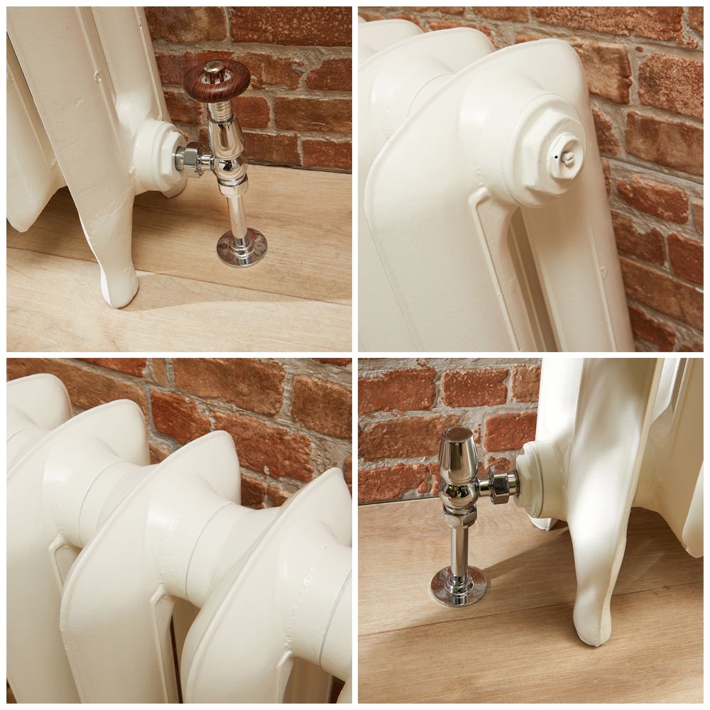 Milano Tamara - Oval Column Cast Iron Radiator - 560mm Tall - Antique ...