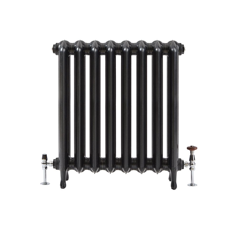 Milano Tamara - Oval Column Cast Iron Radiator - 760mm Tall - Black ...