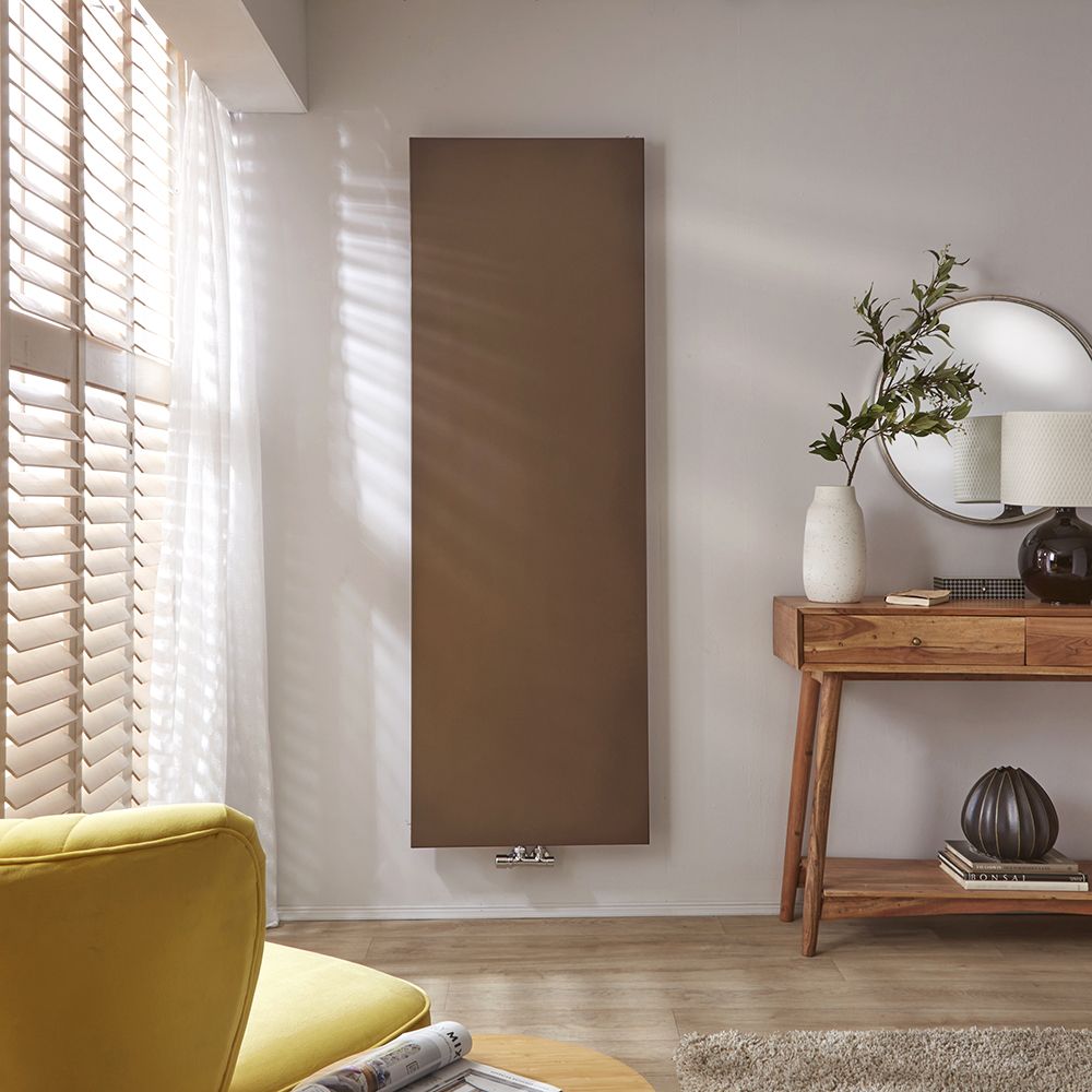 Milano Riso - Antique Copper Flat Panel 1800mm Vertical Designer ...
