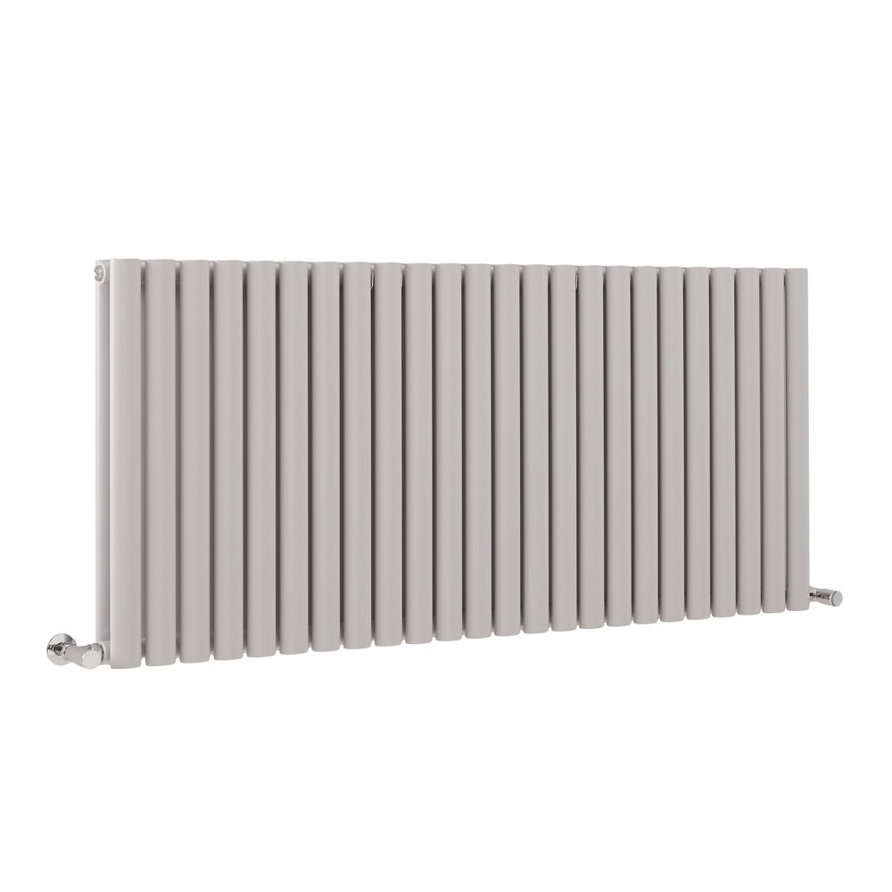 Milano Aruba - Light Grey Horizontal Designer Radiator 635mm x 1416mm ...