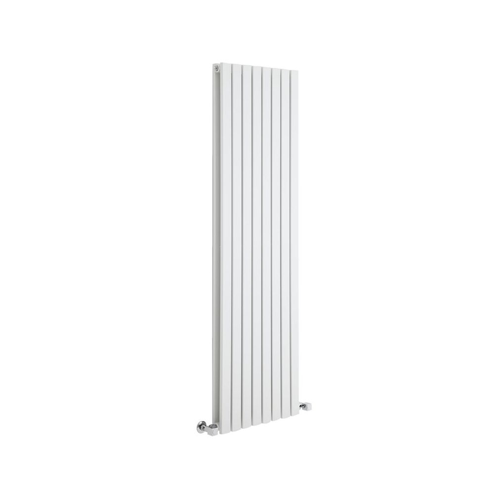 Milano Capri - White Flat Panel Vertical Designer Radiator - Choice of Size