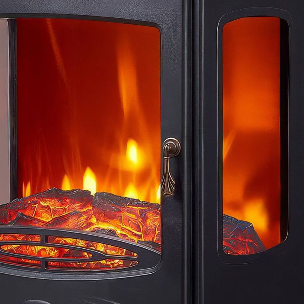 ECOSO Glow - Traditional Electric Stove - Choice of Finish