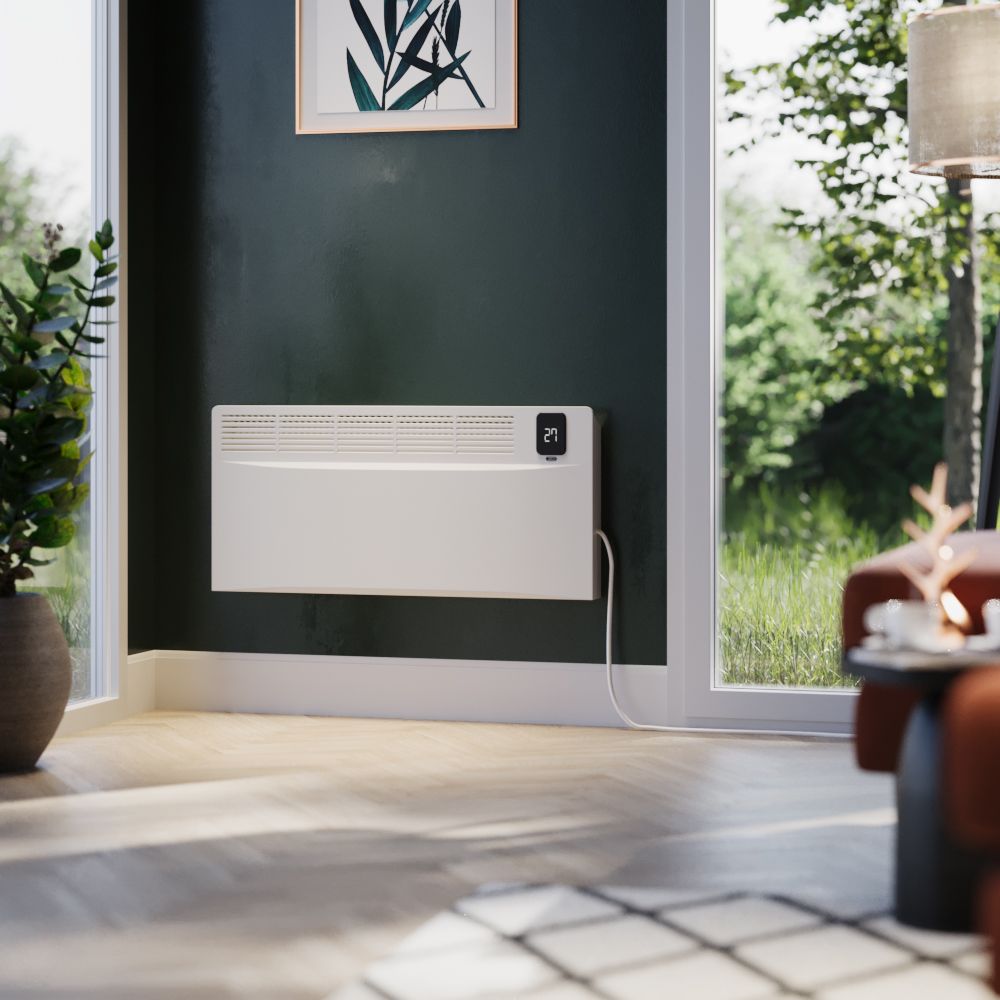 ECOSO Elio - Smart Electric Convector Panel Heater - Plug-In/Hardwired ...