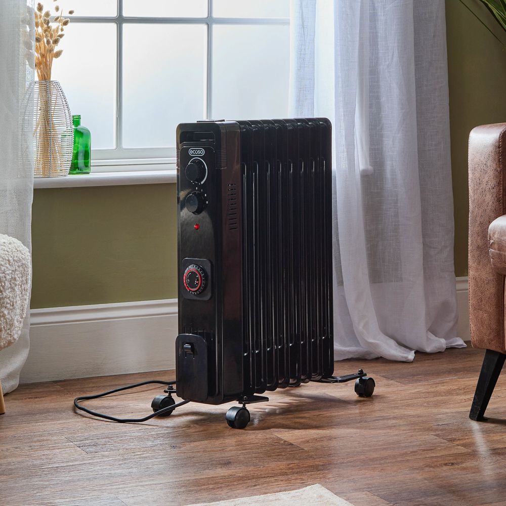 ECOSO Finn - Electric Portable Modern Oil Filled Radiator - Choice of ...