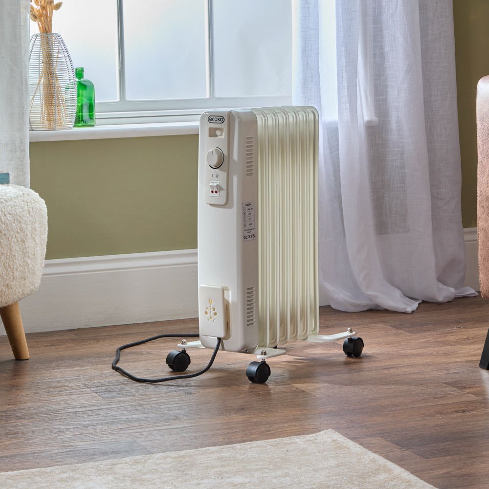 ECOSO Lio - Modern Electric Portable Oil Filled Radiator - Choice of ...