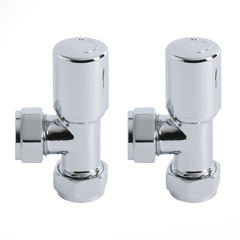 Sterling - Chrome Angled Radiator Valves (Pair)
