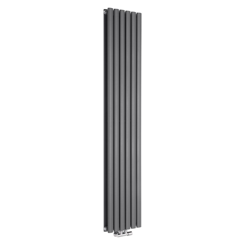 Milano Aruba Flow - Anthracite Vertical Double Panel Middle Connection ...