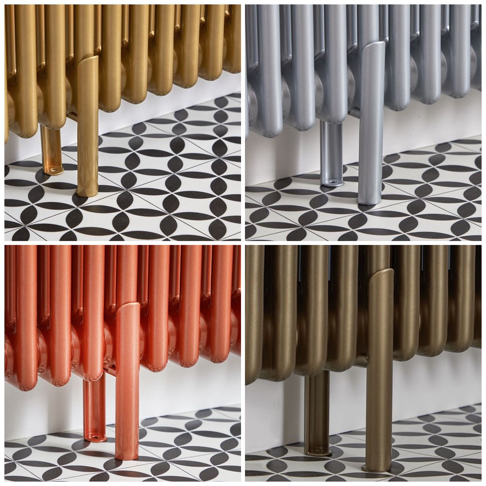 Milano Windsor - Traditional 2 Column Radiator Feet - Choice of ...