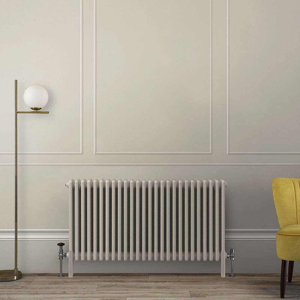 Milano Windsor - Traditional 3 Column Radiator Feet - Choice of Neutral ...