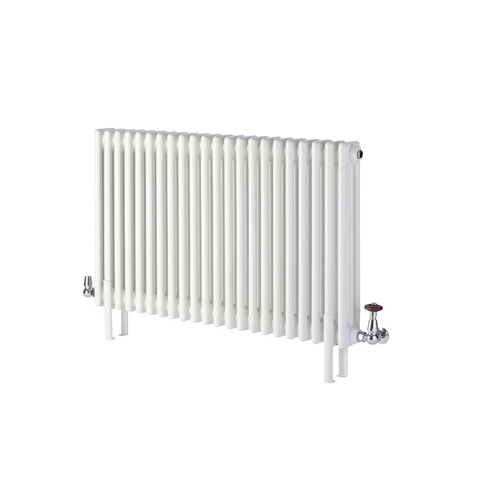 Milano Windsor - Traditional 3 Column Radiator Feet - White
