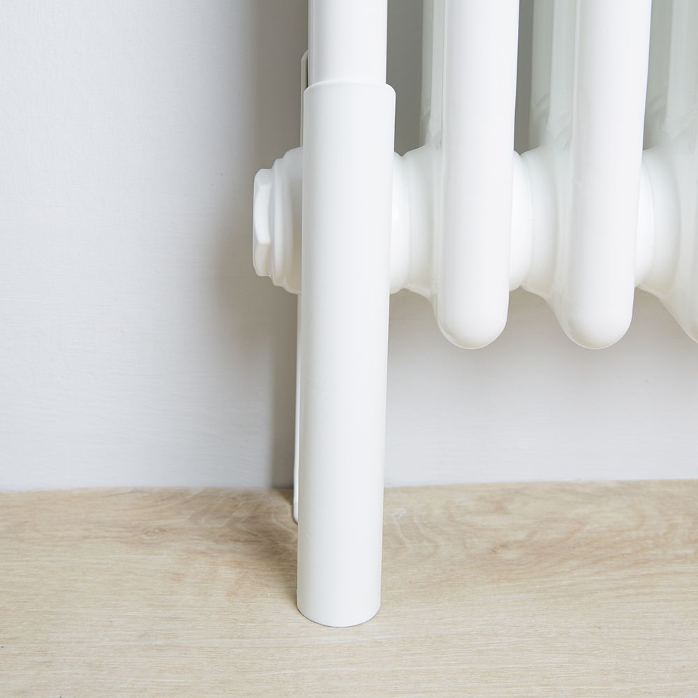 Milano Windsor - Traditional 3 Column Radiator Feet - White