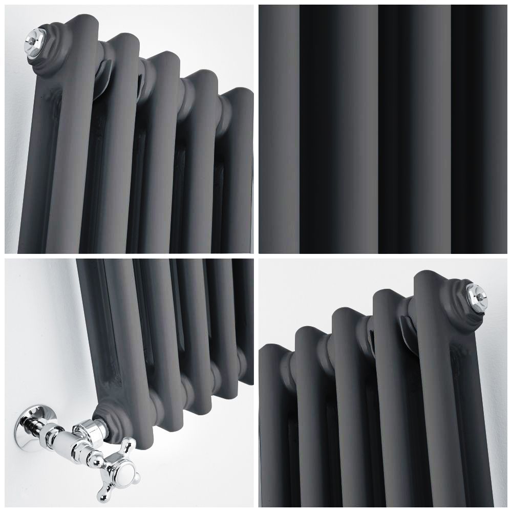 Milano Windsor - Anthracite Traditional Horizontal Double Column ...