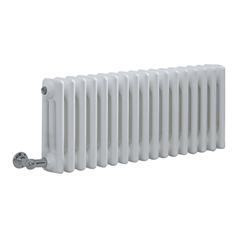 Milano Windsor - White Traditional Horizontal Electric Triple Column ...