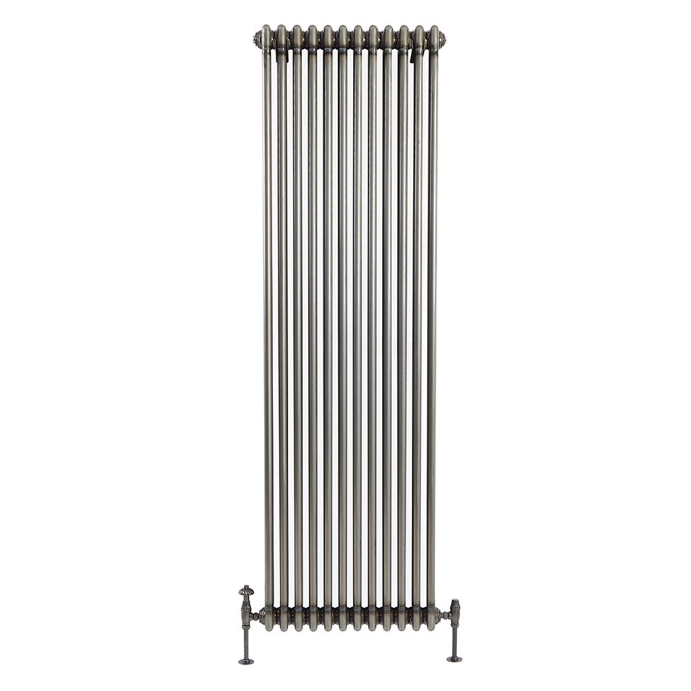 Milano Windsor - Lacquered Raw Metal Traditional Vertical Triple Column ...
