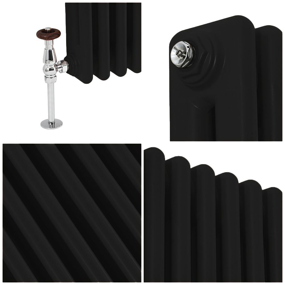 Milano Windsor - Midnight Black Traditional Vertical Double Column ...