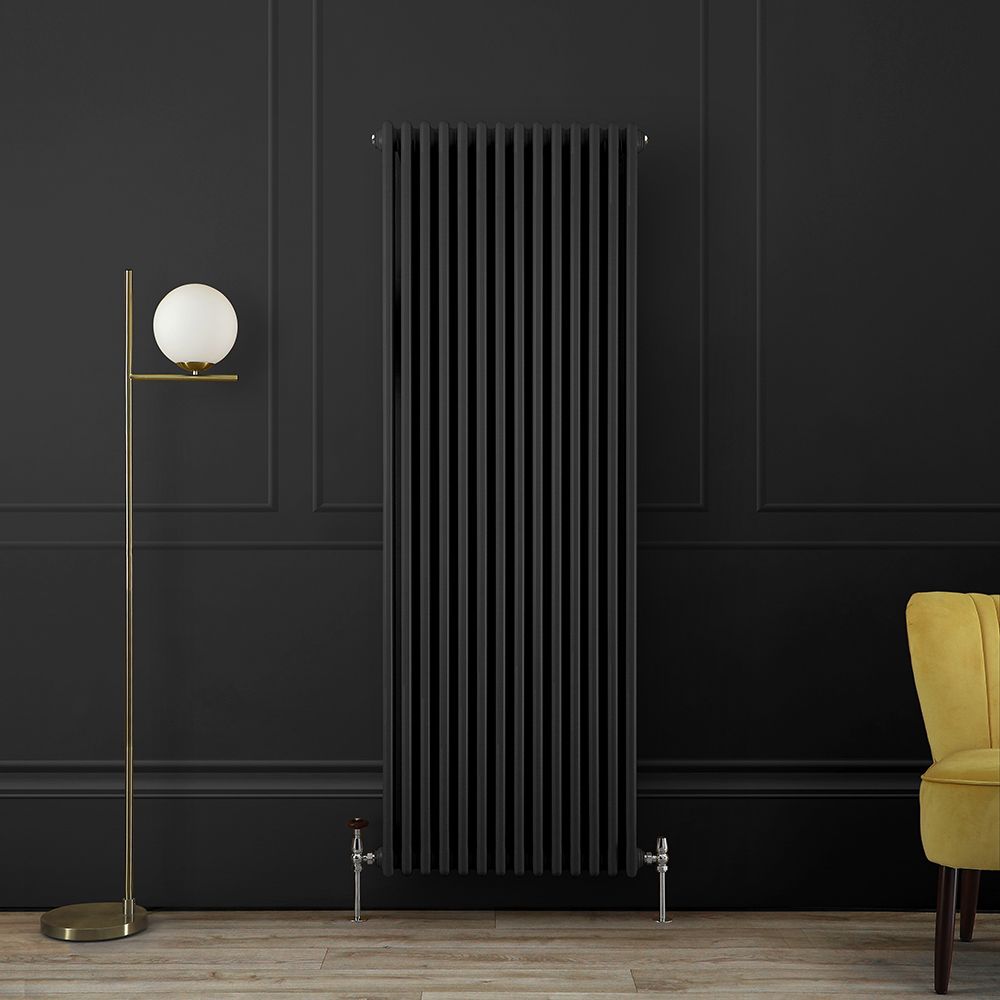 Milano Windsor - Midnight Black Traditional Vertical Double Column ...