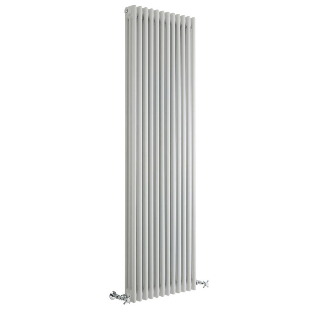Milano Windsor - White Traditional Vertical Triple Column Radiator ...