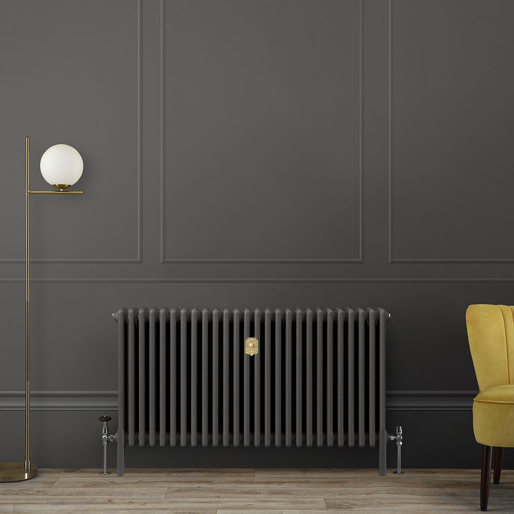 Milano Windsor - Column Radiator Luxury Wall Stay - Brass