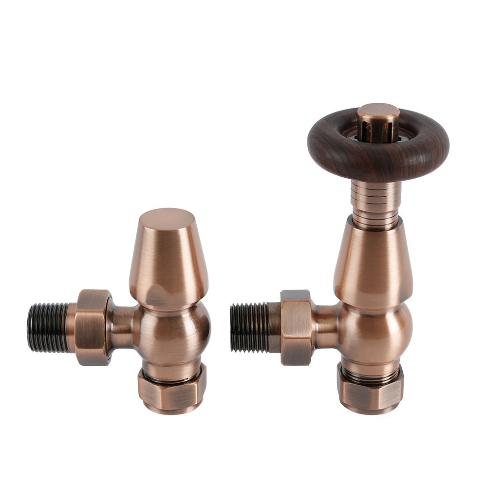 Milano Windsor - Antique Copper Traditional Thermostatic Angled ...