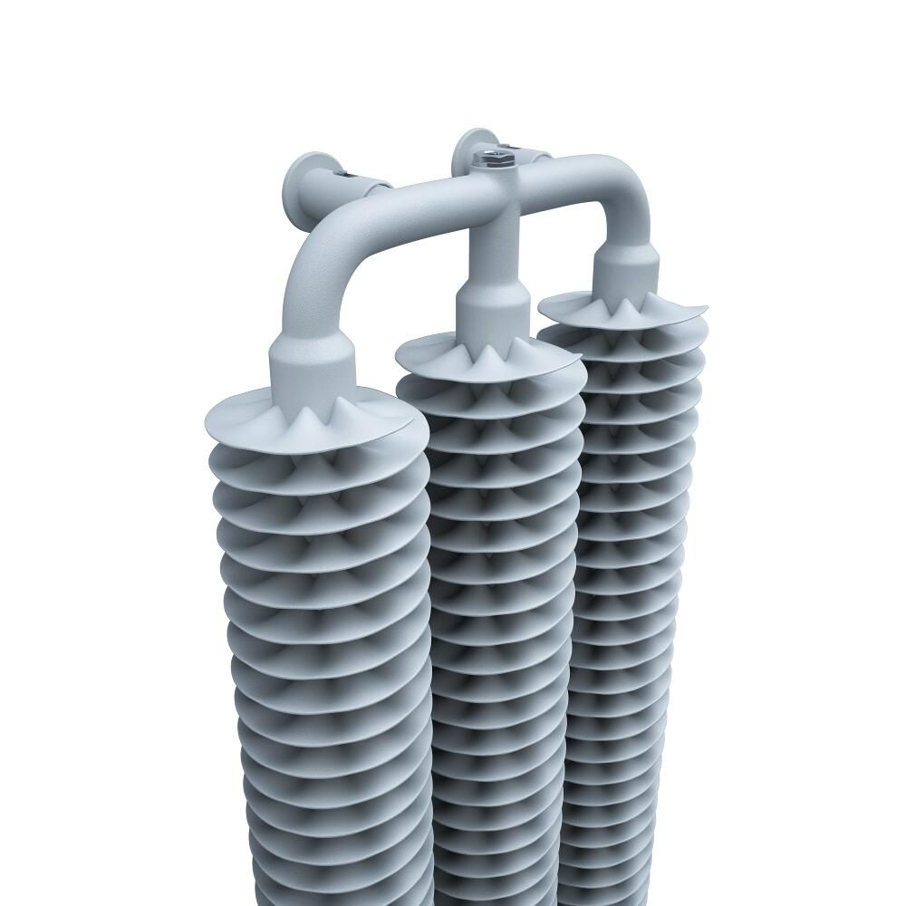 Terma Ribbon - Silver Matt Vertical Designer Radiator 1720mm x 290mm