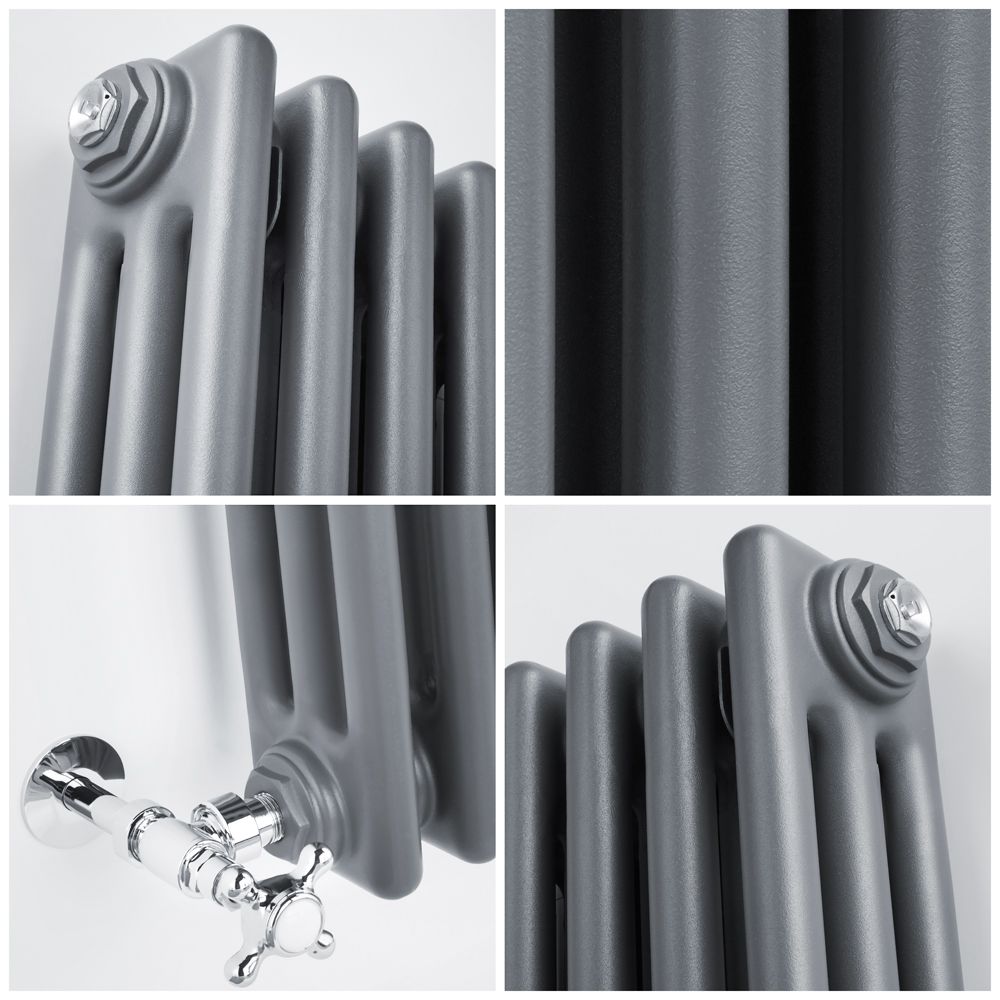 Milano Windsor - Vertical Triple Column Anthracite Traditional Cast ...