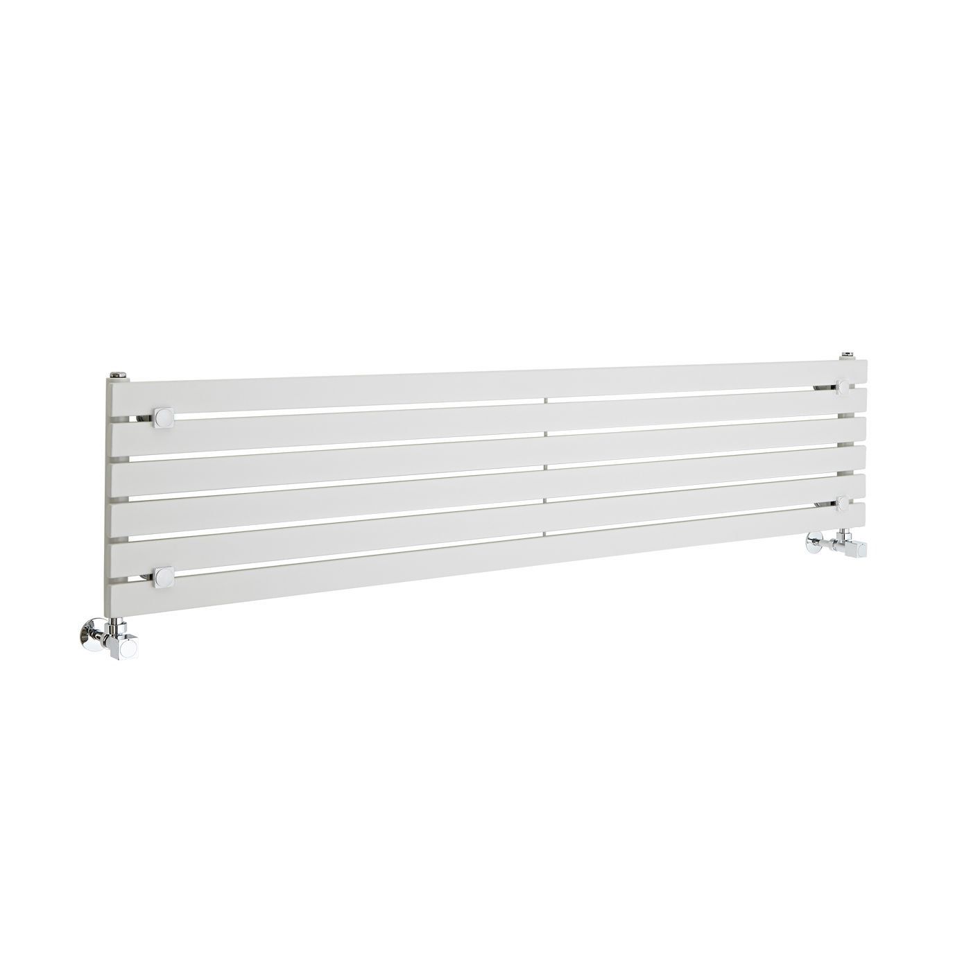 Milano Capri - White Horizontal Flat Panel Designer Radiator 354mm x ...