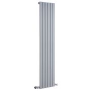 Milano Capri - Light Grey Flat Panel Vertical Designer Radiator ...