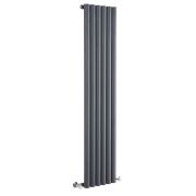 Milano Aruba - Anthracite Vertical Designer Radiator with Feet - Choice ...
