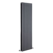 Milano Capri - Anthracite Flat Double Panel Designer Vertical Radiator ...