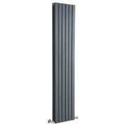 Milano Capri - Anthracite Flat Double Panel Designer Vertical Radiator ...