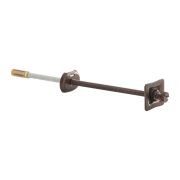 Milano - Cast Iron Radiator Straight Wall Stay - Antique Brass