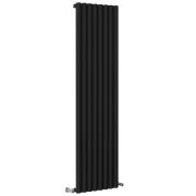 Milano Java - Black Vertical Round Tube Designer Radiator 1600mm x ...