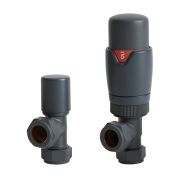 Milano Aruba - Anthracite Space-Saving Vertical Designer Radiator ...